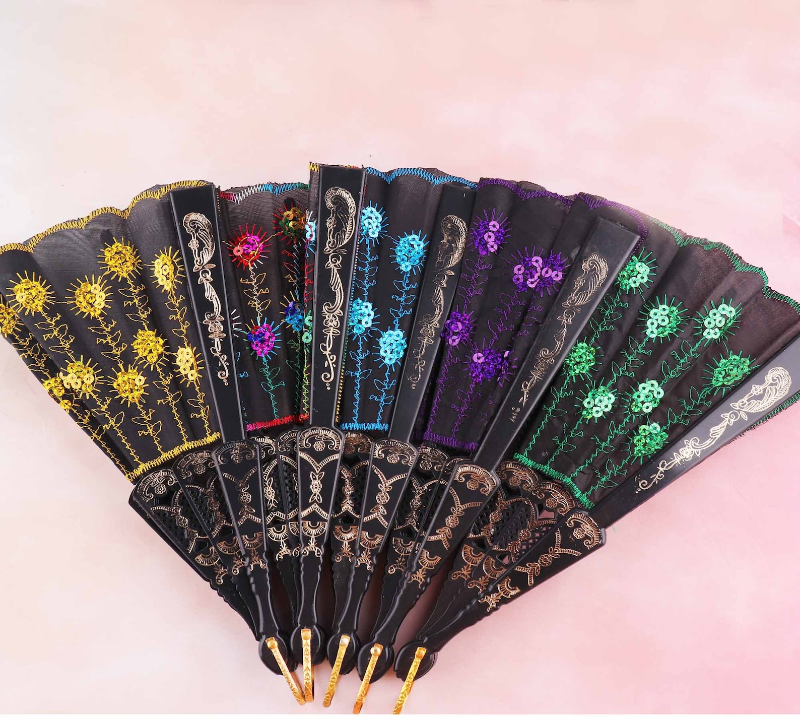 1pcs Handheld Folding Fan, Cultural Hand Fan,japanese Folding Fan ...