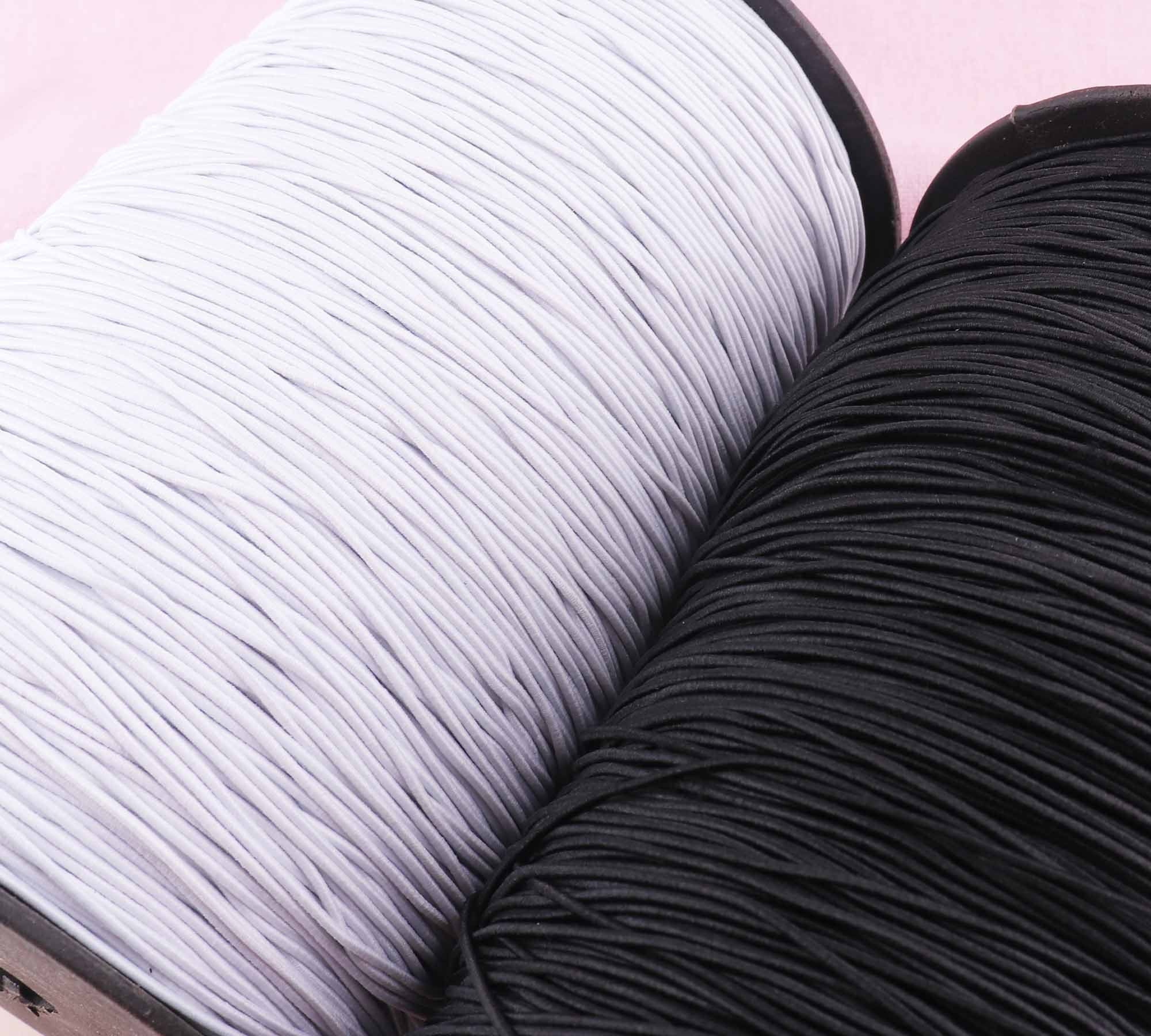 50/100Y Elastic Cord White Nylon Elastic Bands Beads String - Etsy ...