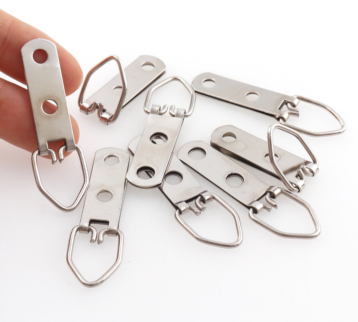 Silver Picture Hangers Hook Small Hanger CLASP Paint Photo | Etsy