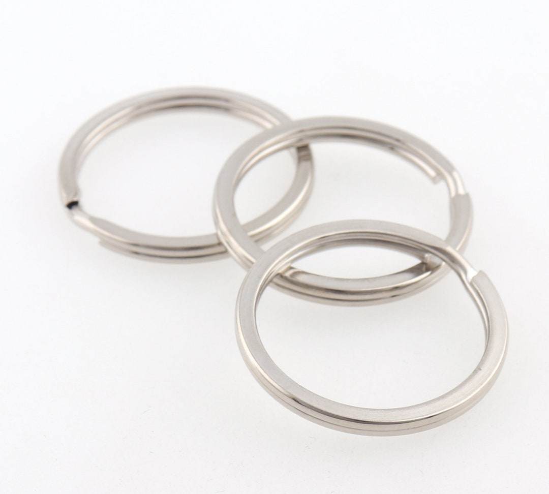 Bulk 100 Pack Extra Large Key Rings Inch Heat Treated Lead, 44% OFF