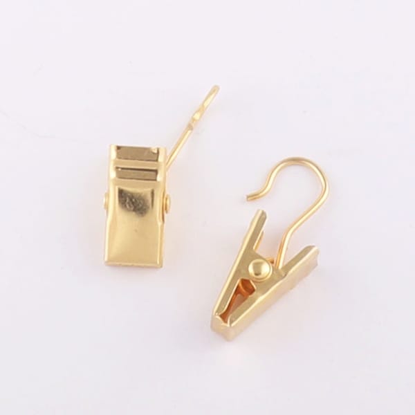 Brass Curtain Clips - Etsy UK