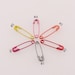3/8 Inch Colored Mini Safety Pin Tag Label Shawl Pin - Etsy