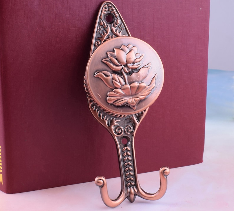 Vintage Hook Decorative Hooks Wall Hooks Antique Copper Metal | Etsy