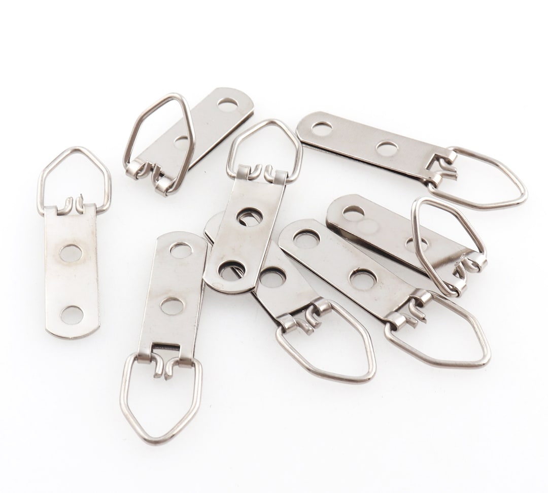 Silver Picture Hangers Hook Small Hanger CLASP Paint Photo Picture ...