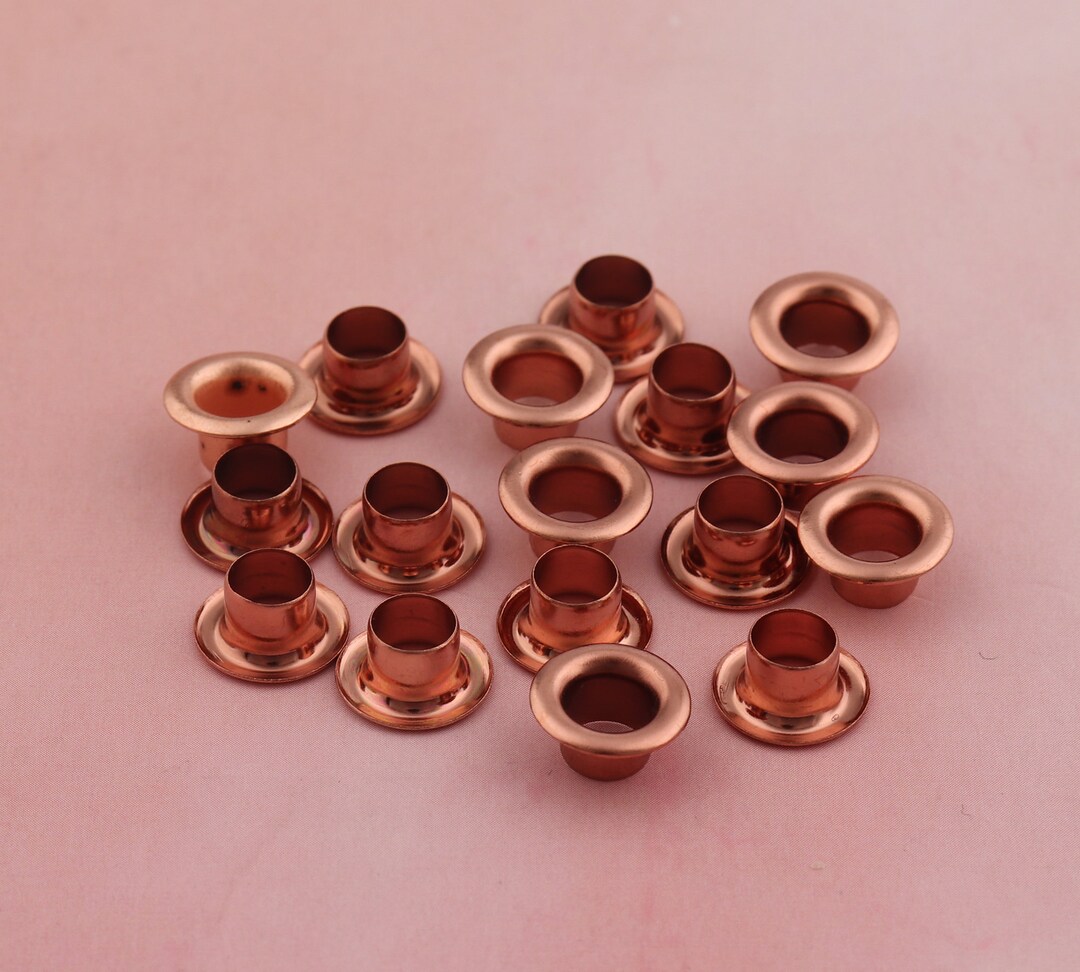 5mm Rose Gold Grommet Eyelet Metal Grommets Rivet Eyelet for Canvas ...