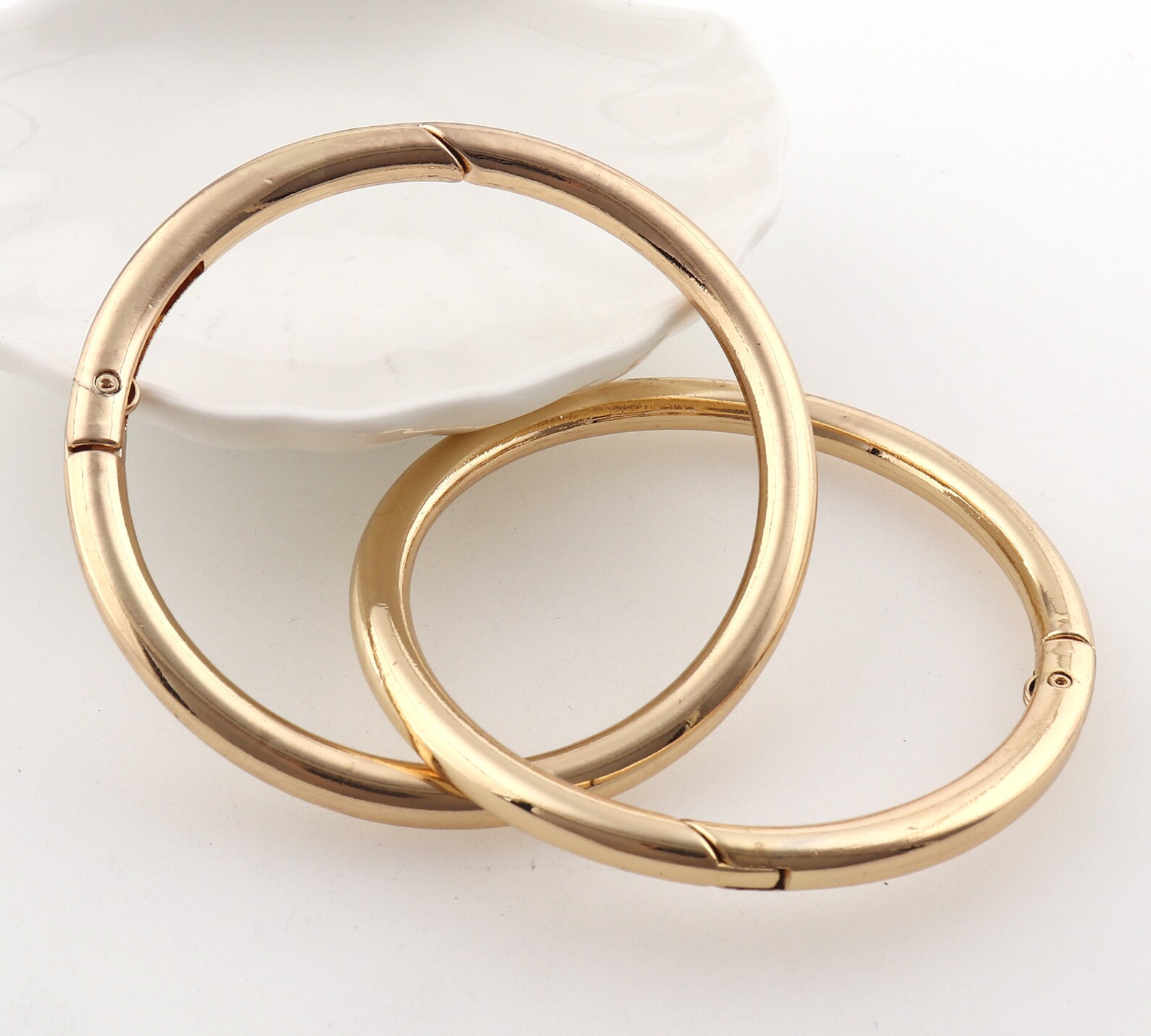 Large Spring O Ring Spring Purse Ring Push Gate Ring Round - Etsy UK