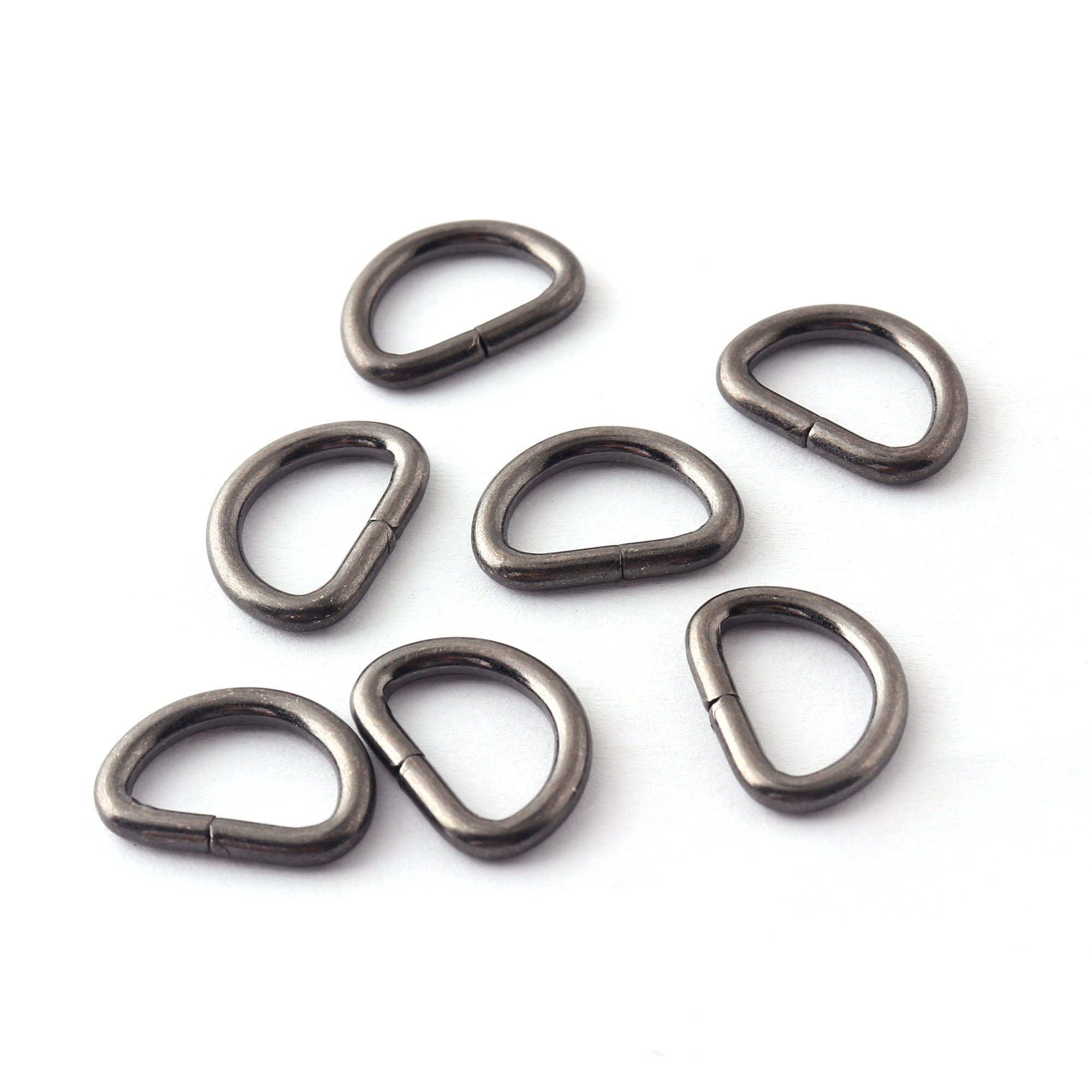1/2 Metal D-ring Findings Metal Non-welded D Rings for - Etsy UK