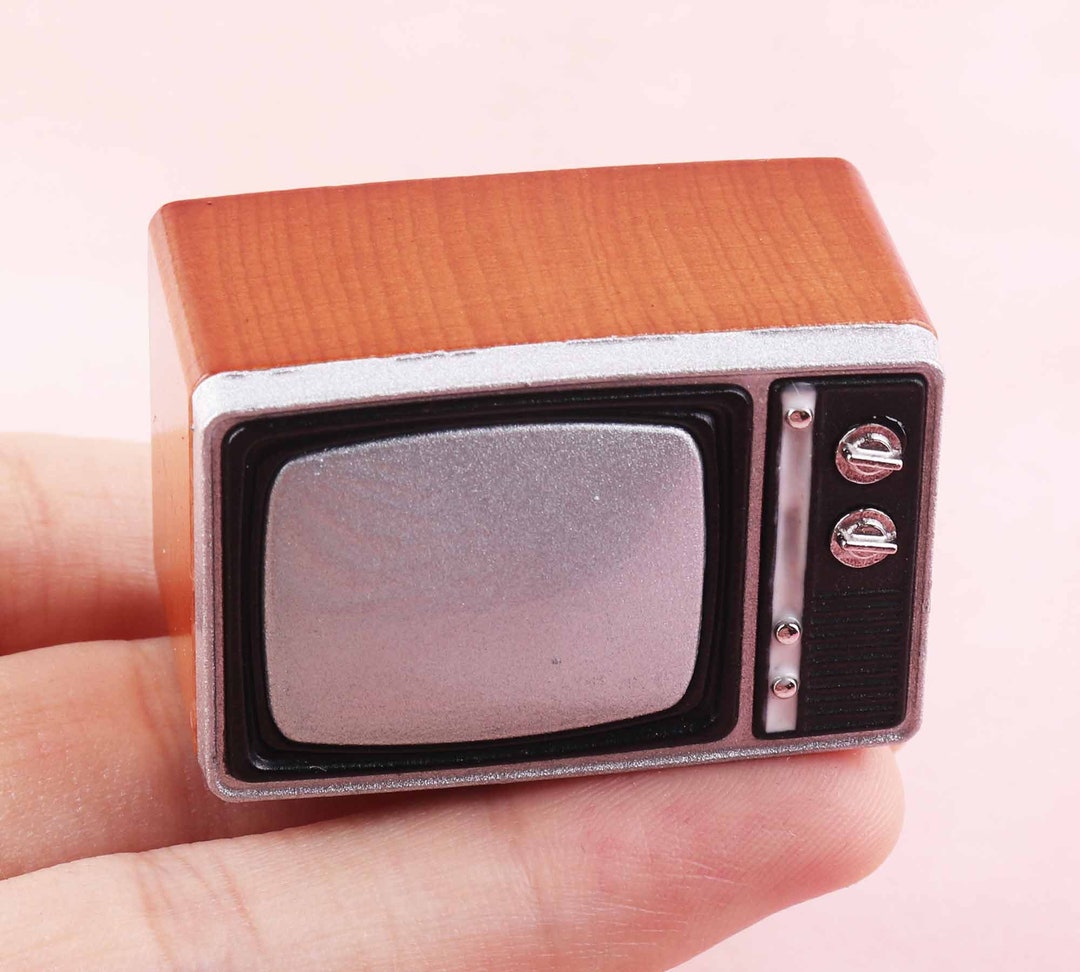 1pcs Dollhouse Miniature Tv,mini Decoration for Dollhouse,dollhouse Tv ...
