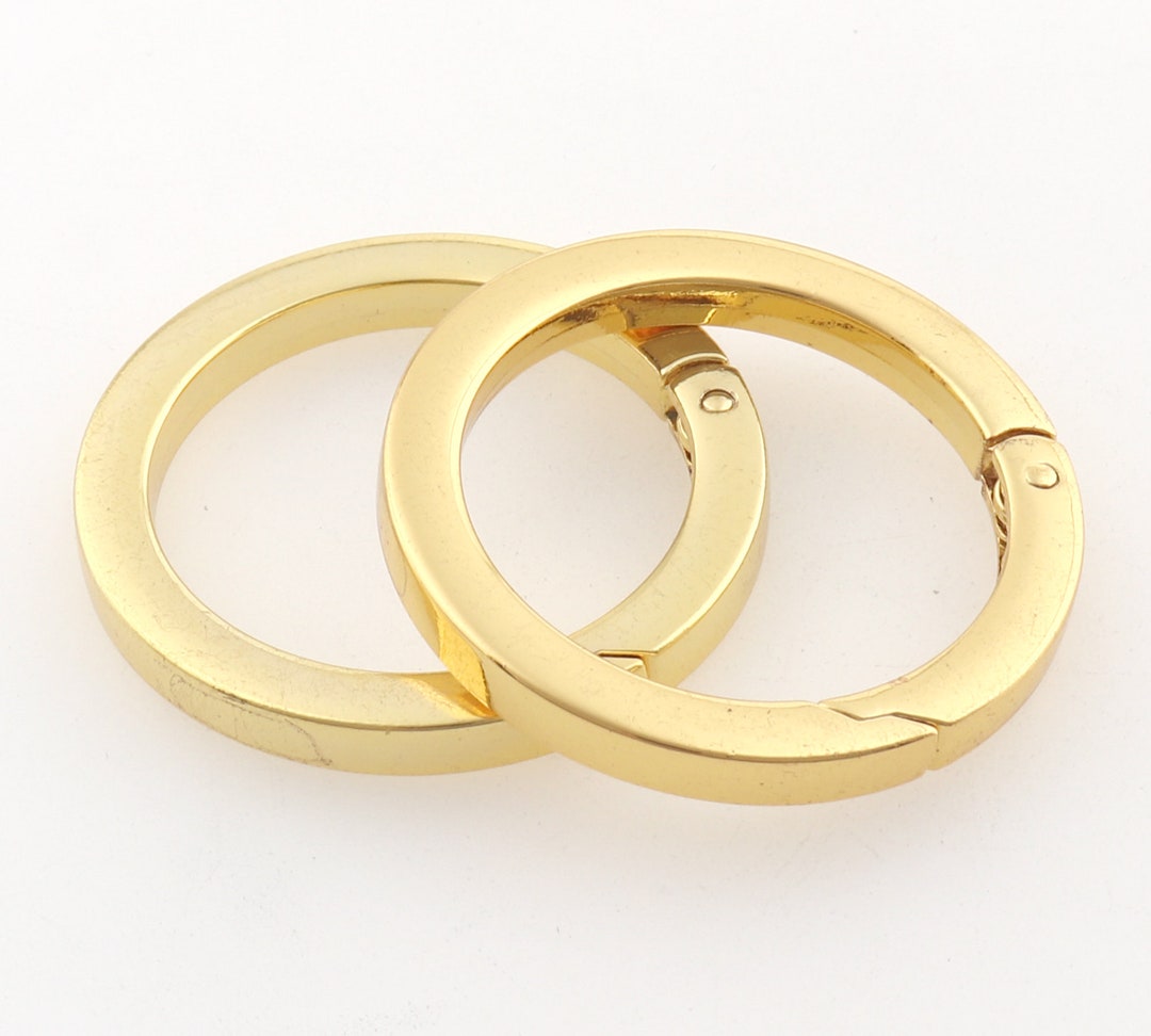 Gold Flat Spring O Ring Spring Gate Ring Gold Silver O-rings Metal O ...