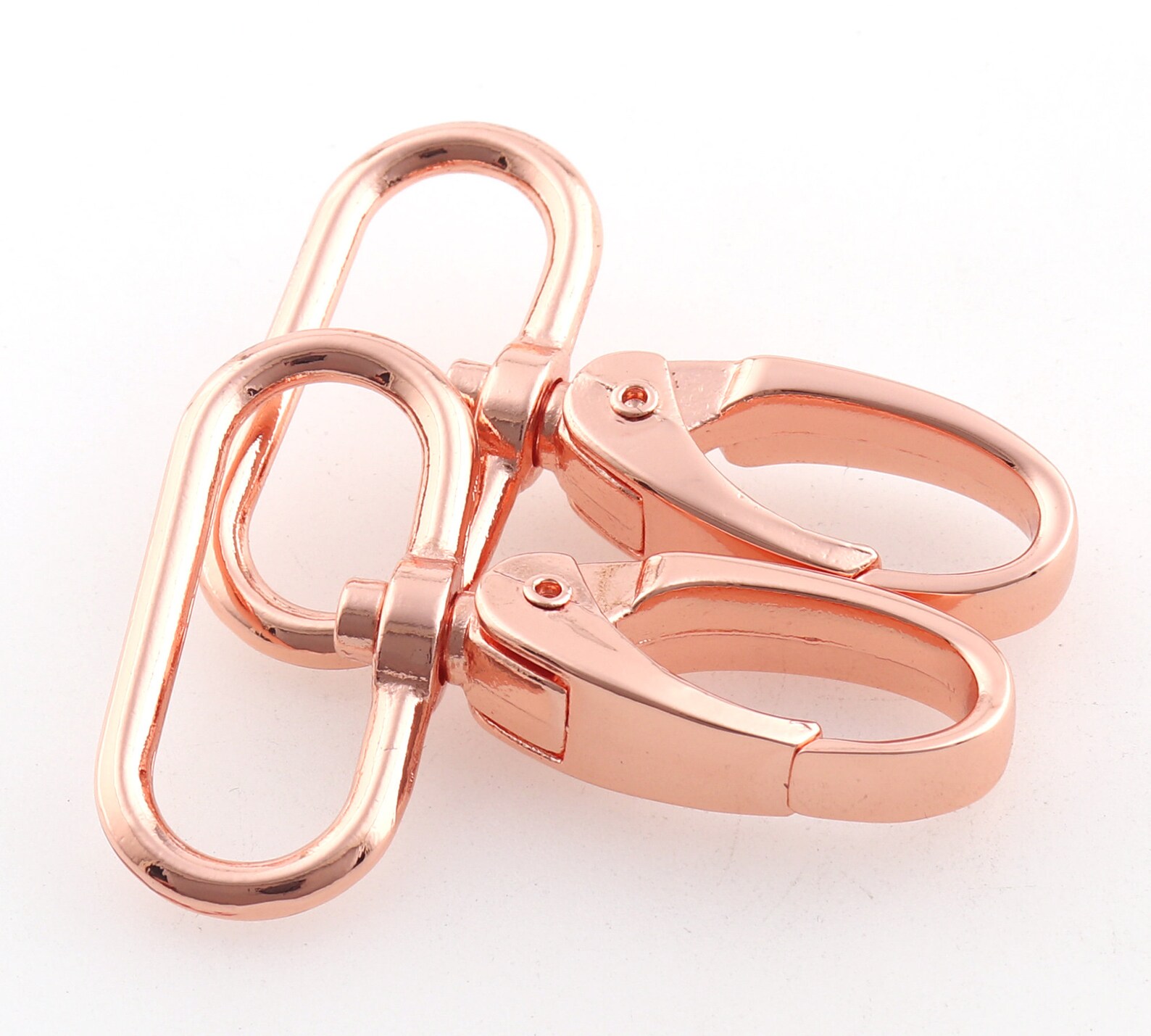 Rose Gold Swivel Clasp Trigger Snap Hook Push Gate Clip Purse | Etsy