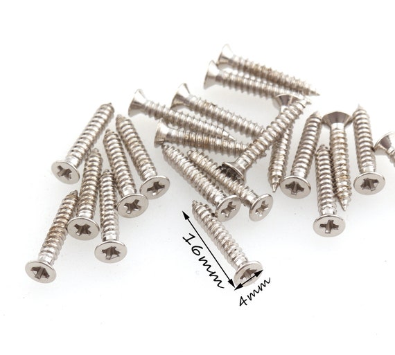 Silver Screws Wood screws Drywall screwsDecorative screw Door | Etsy