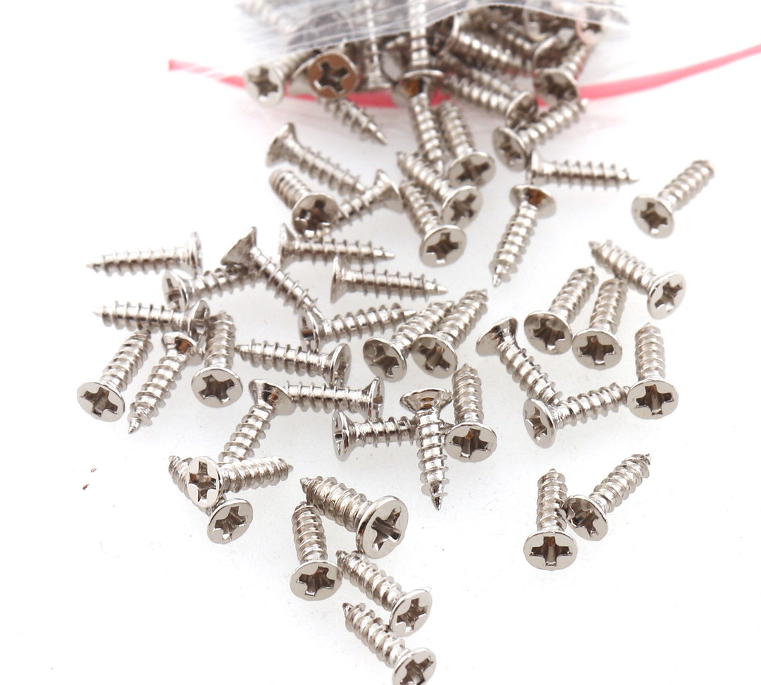 Silver Wood Screws Drywall Screws Pocket Hole Screw Box Hardware Screw ...