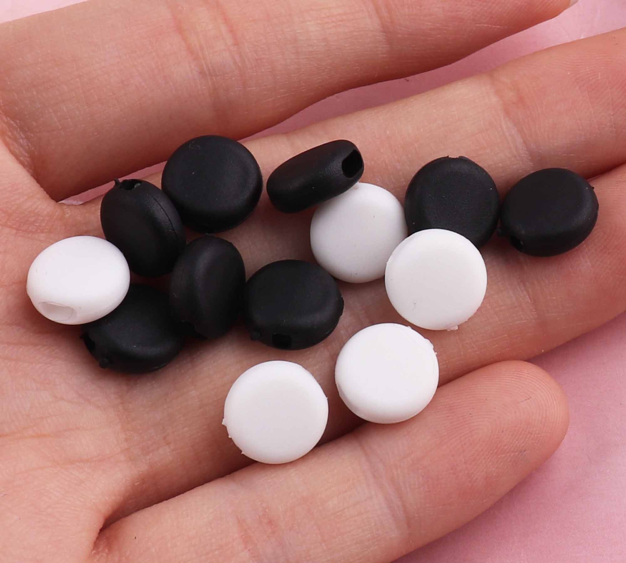 20pcs Tiny Silicon Cord Stopper Lock Adjustable Buckle for | Etsy