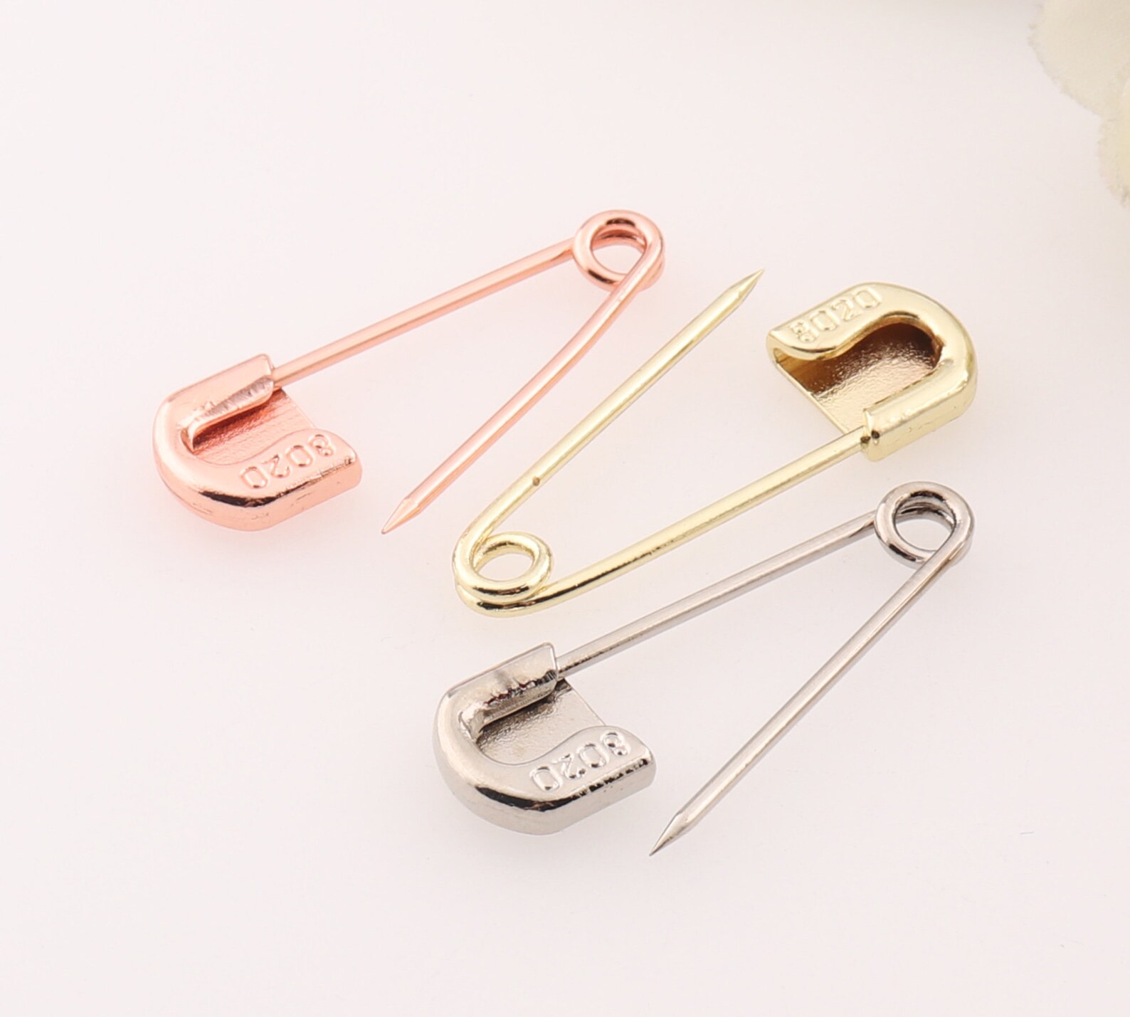 Safety Pin Charm Tag Label Pins for Clothing Earring Finding - Etsy