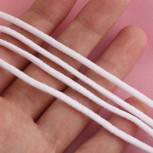 White Elastic Cord DIY Jewelry Making Professional Elastic Cord Elastic ...