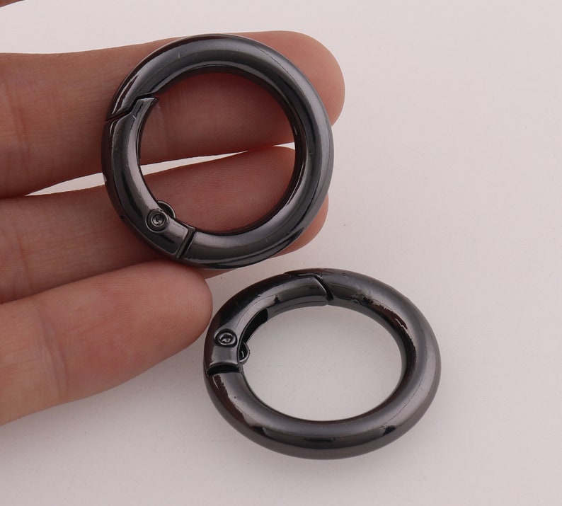 Gun Black Spring O Ring Round Ring Purse Clasp Purse Hardware | Etsy