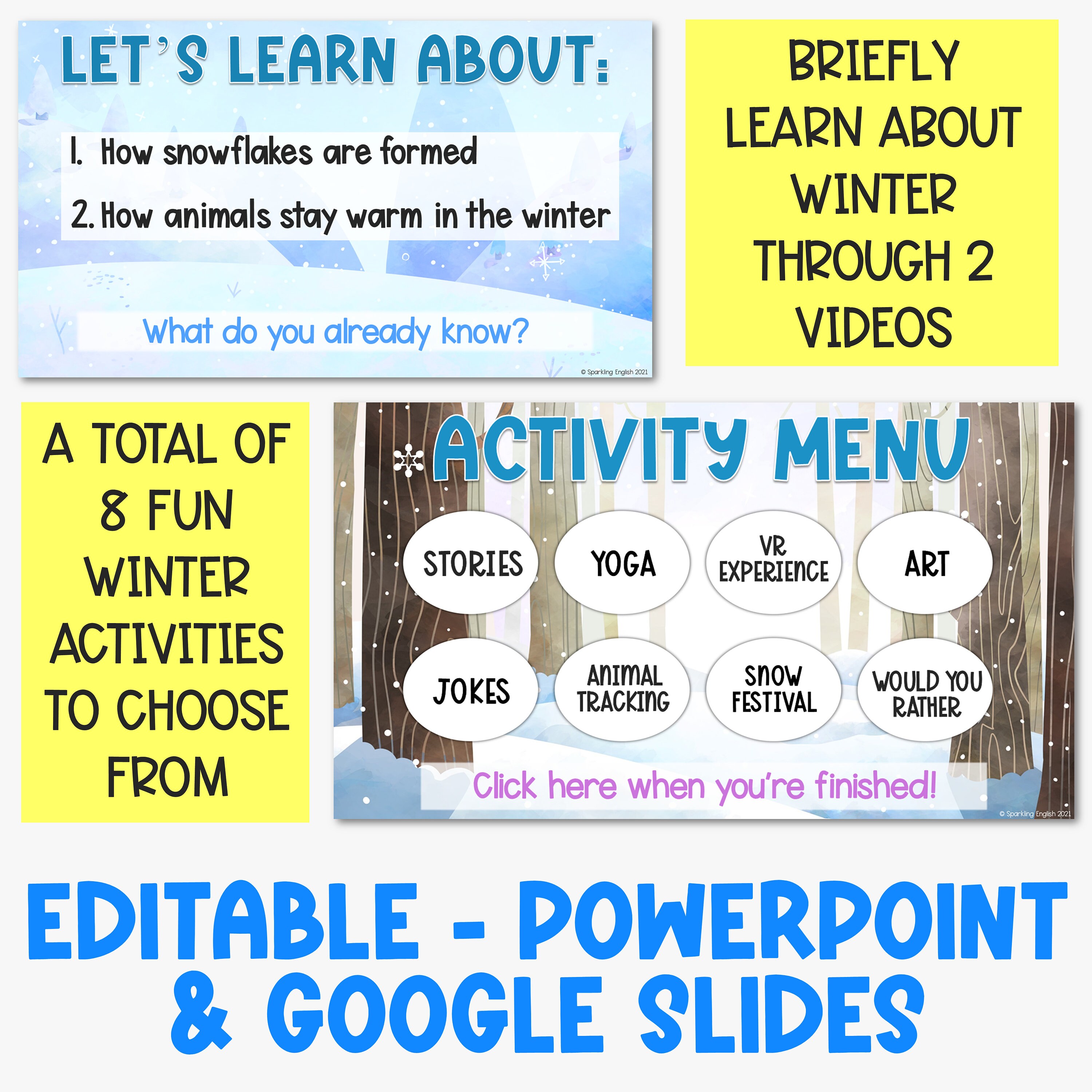 Virtual Winter Activities | Virtual Winter Party for Kids | Fun Winter ...