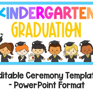 Kindergarten Graduation Ceremony Presentation Invitations - Etsy