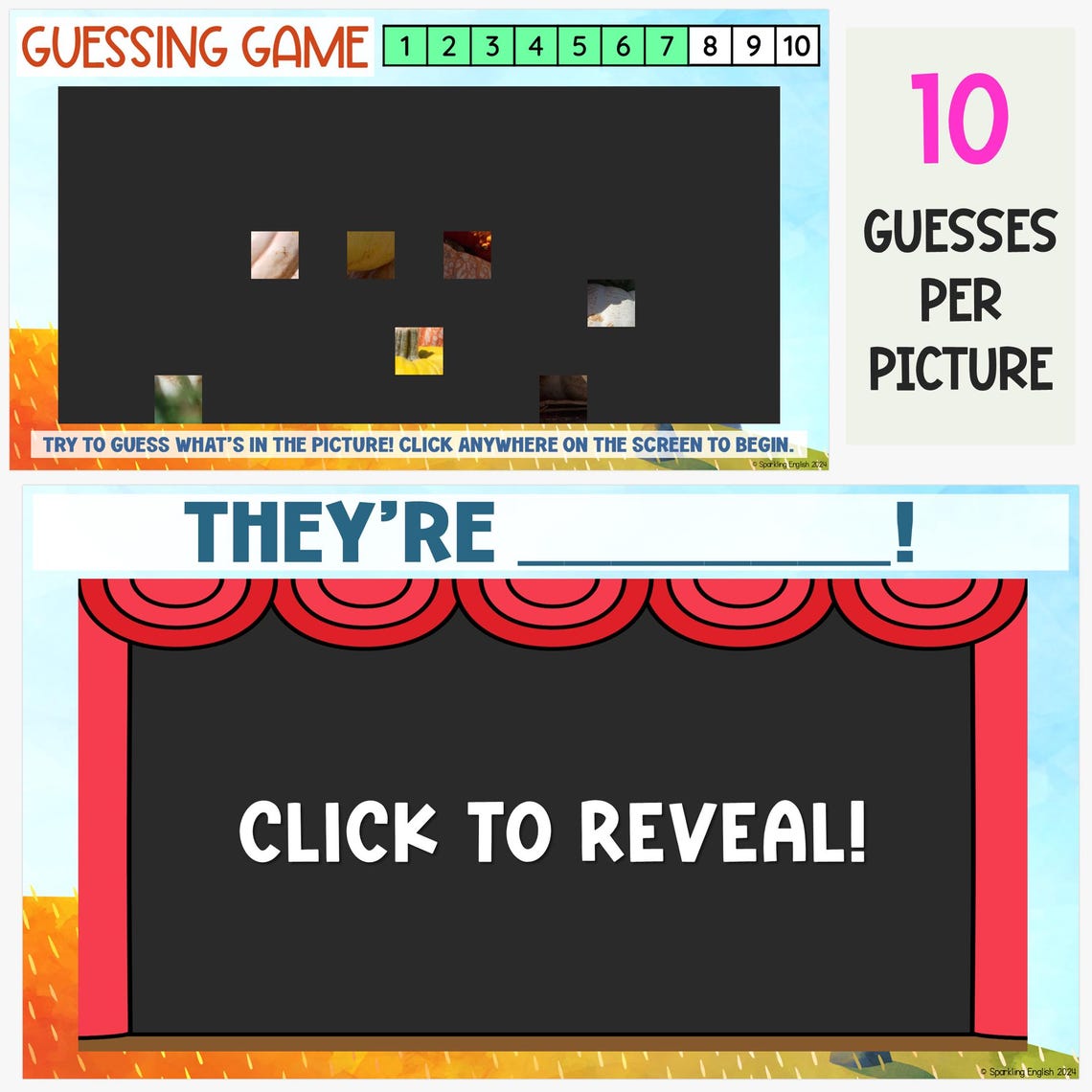 Fall Guess the Picture Guessing Game | Fun Friday Brain Break Activity ...
