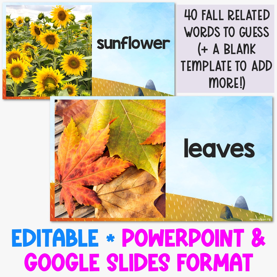 Fall Hot Seat Guessing Game Whole Class Fun Friday Brain Break Fun Fall ...