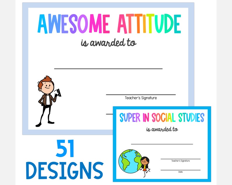 End of the Year Student Awards Class Superlatives Editable - Etsy