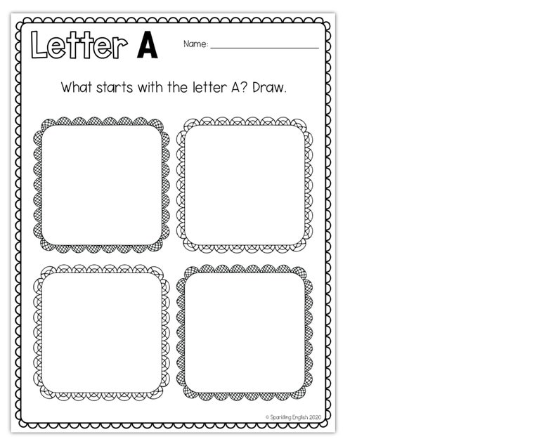 Letter of the Week A to Z Alphabet Curriculum for Pre-K and | Etsy