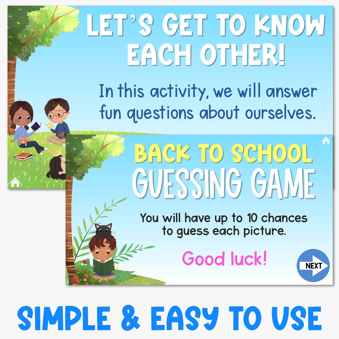 Back to School Activities | Back to School Party | Digital Back to ...