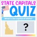 US State Capital Quiz #2 - Interactive US Geography Game - Also Use as Digital Flashcards to ...