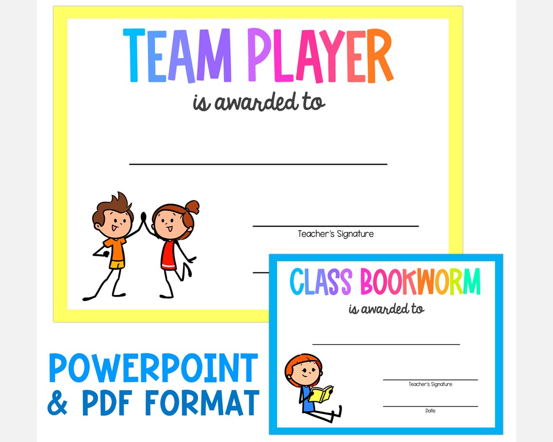 End of the Year Student Awards Class Superlatives Editable - Etsy