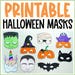 Printable Halloween Masks - Fun Halloween Party Printable Craft ...