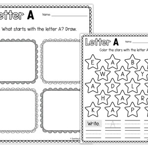 Letter of the Week A to Z Alphabet Curriculum for Pre-k and - Etsy