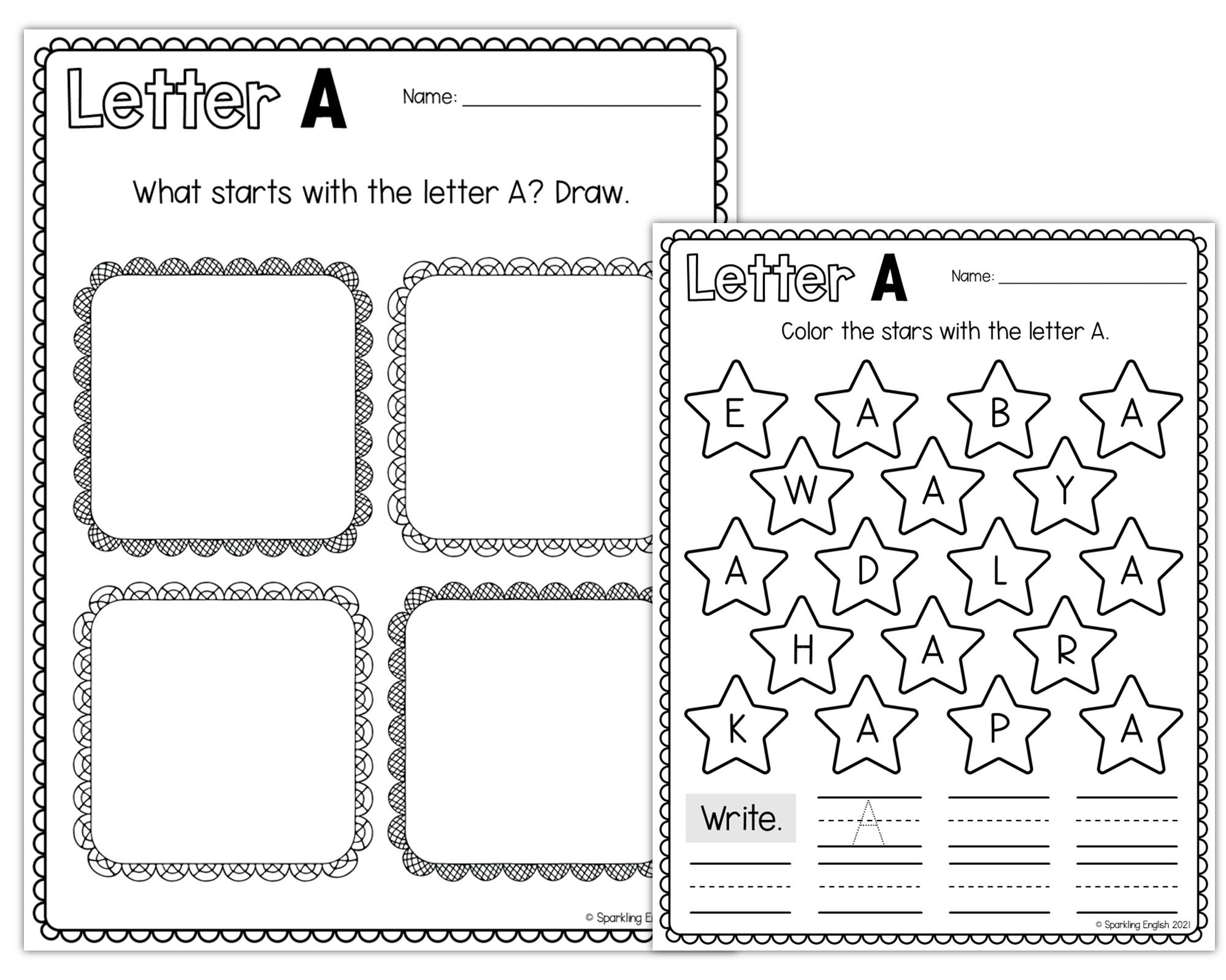 Letter of the Week A to Z Alphabet Curriculum for Pre-k and - Etsy