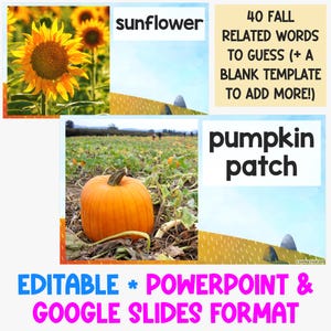 Fall Hot Seat Guessing Game | Whole Class Fun Friday Brain Break | Fun ...