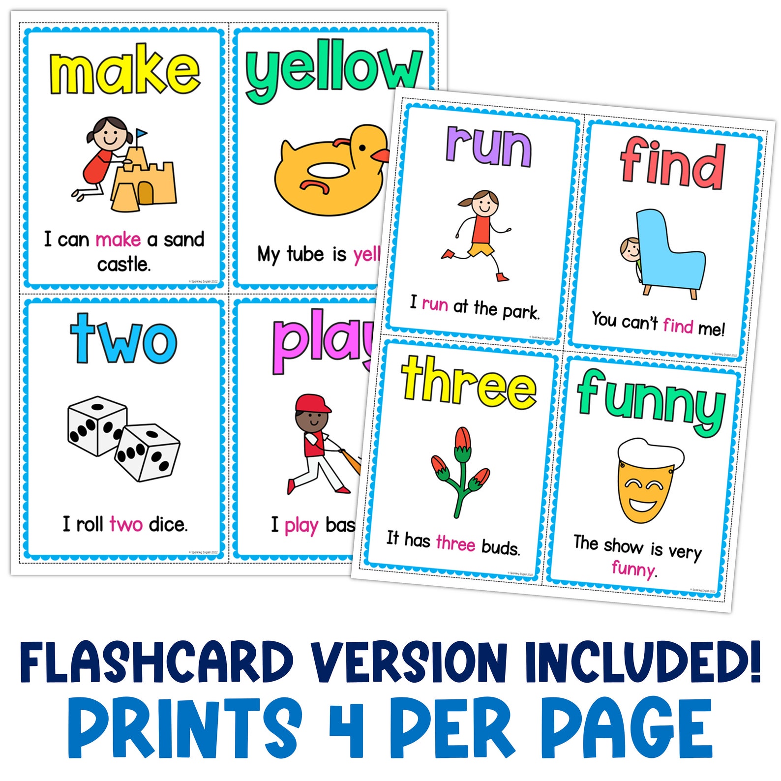Sight Word Sentence Posters - Pre-primer - Sight Word Sentence ...
