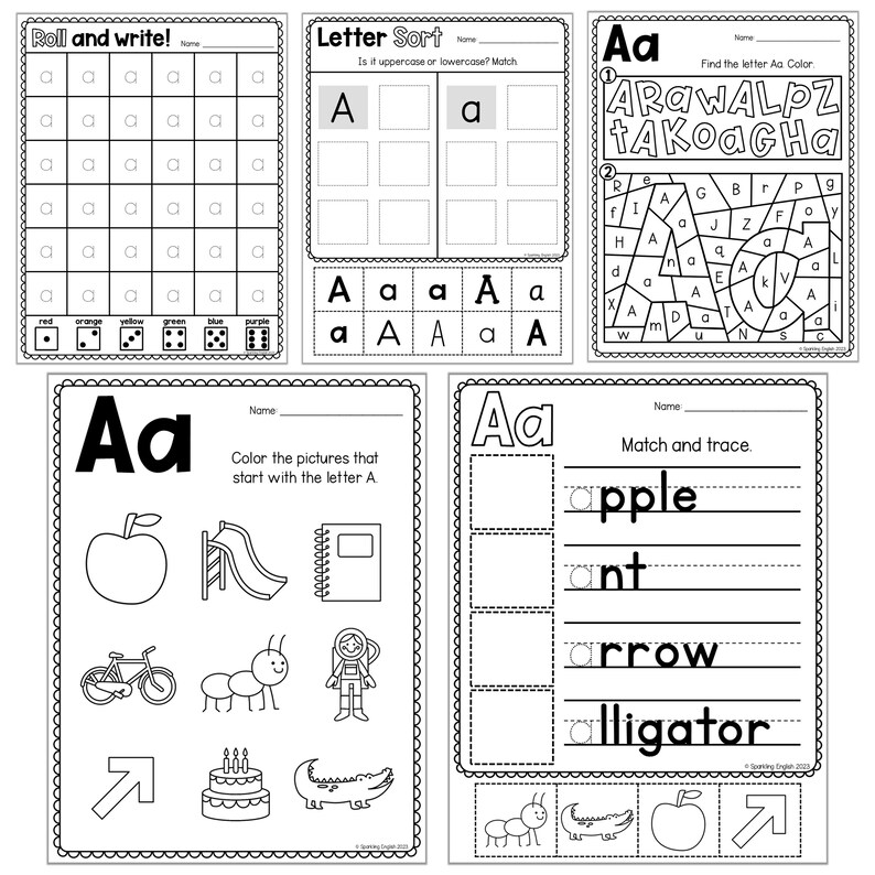 Letter of the Week A to Z | Alphabet Activities for Preschool ...