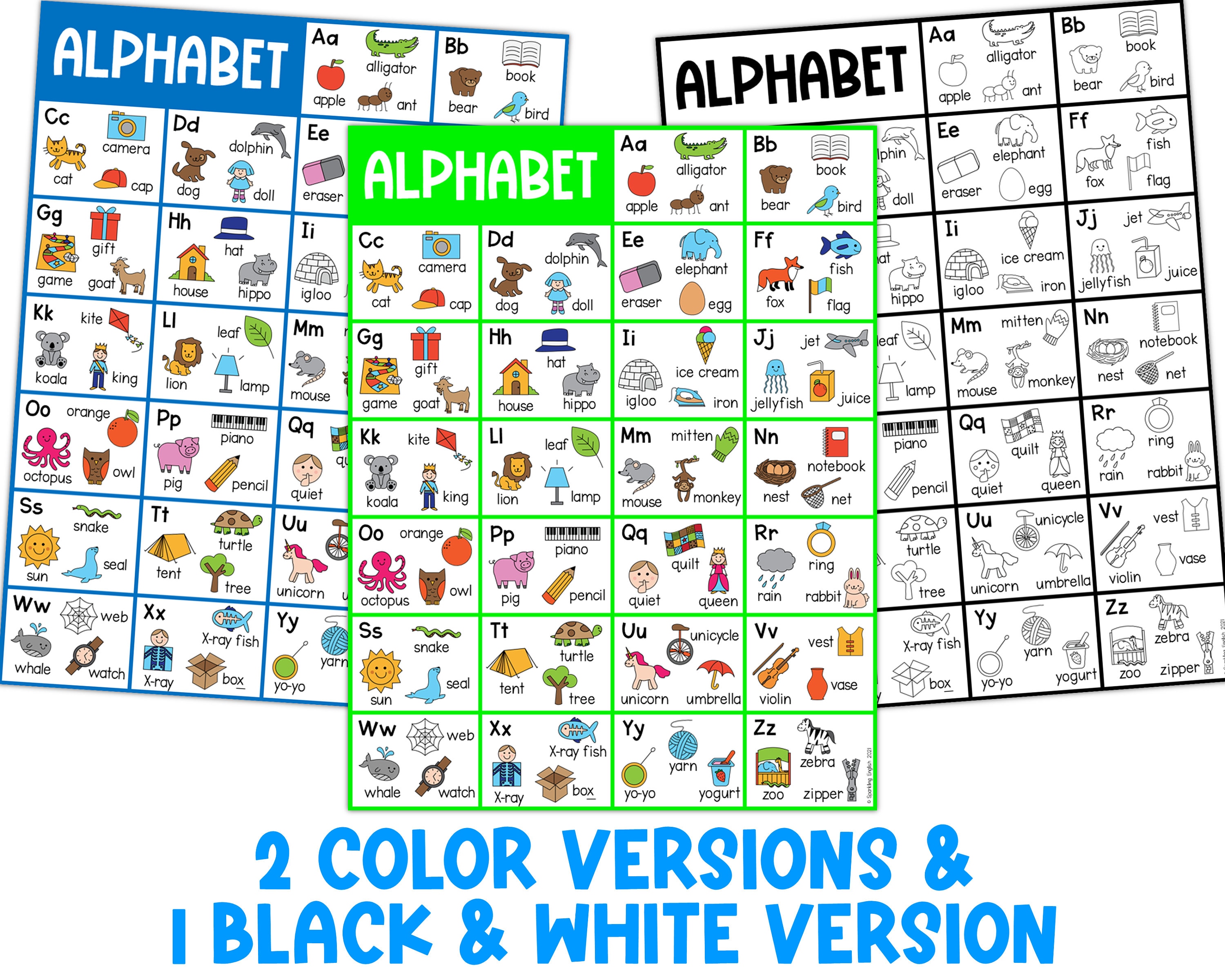 Alphabet Reference Sheet Alphabet Cheat Sheet Poster | Etsy Australia