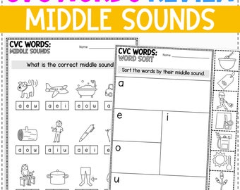 CVC Words Ending Sounds Worksheets - Review CVC Words Worksheets ...