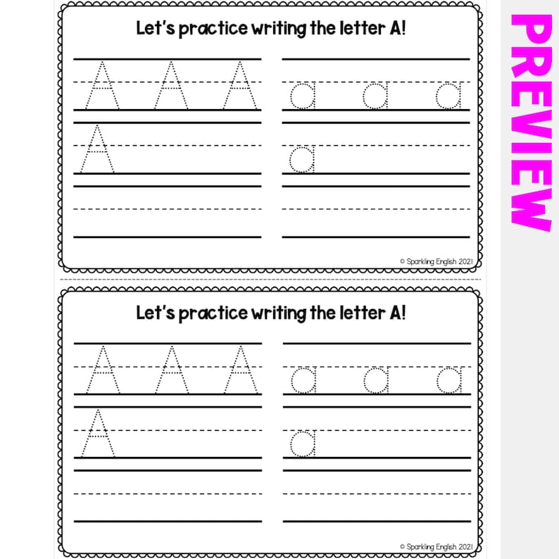 Alphabet Books A-Z | Printable Alphabet Books | Practice the Alphabet ...