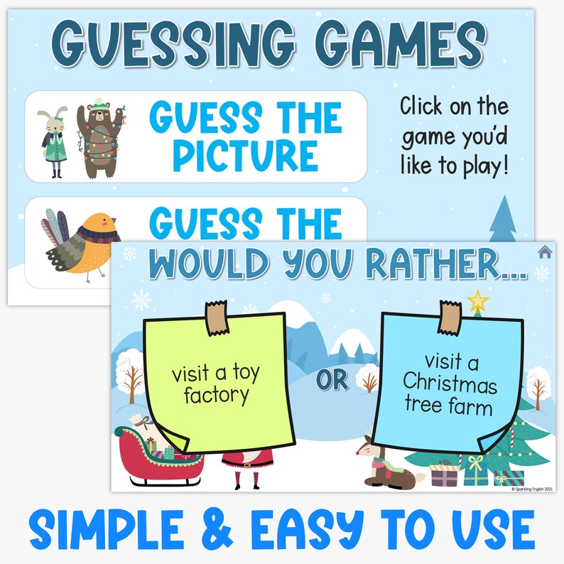 Digital Christmas Activities | Virtual Christmas Party for Kids ...