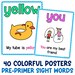Sight Word Sentence Posters - Pre-primer - Sight Word Sentence ...
