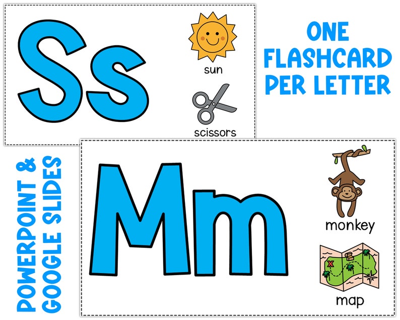 Digital Alphabet Flashcards - Practice and Review the Alphabet - Whole ...