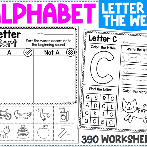 Letter of the Week A to Z Alphabet Curriculum for Preschool - Etsy