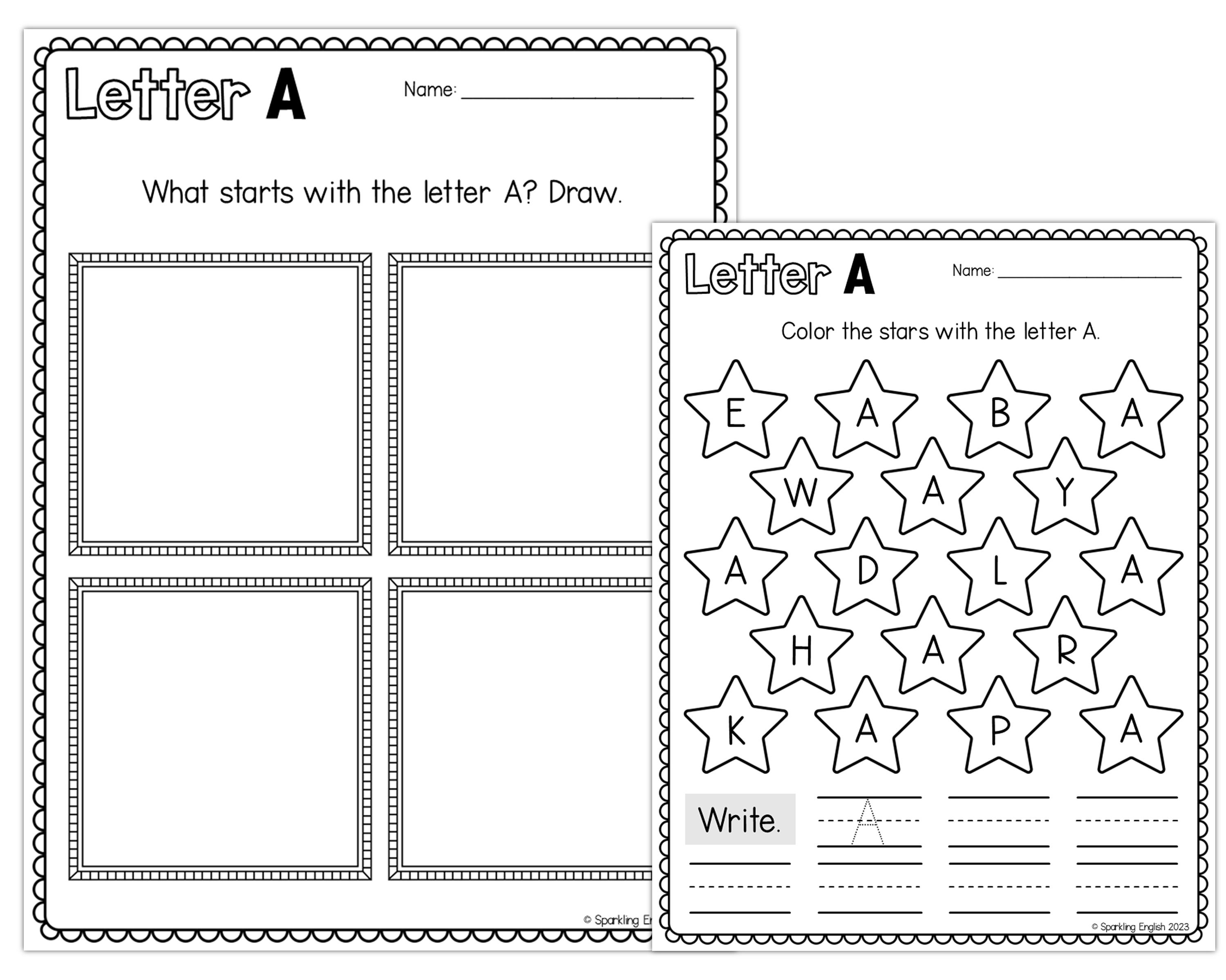 Letter of the Week A to Z Alphabet Curriculum for Preschool - Etsy