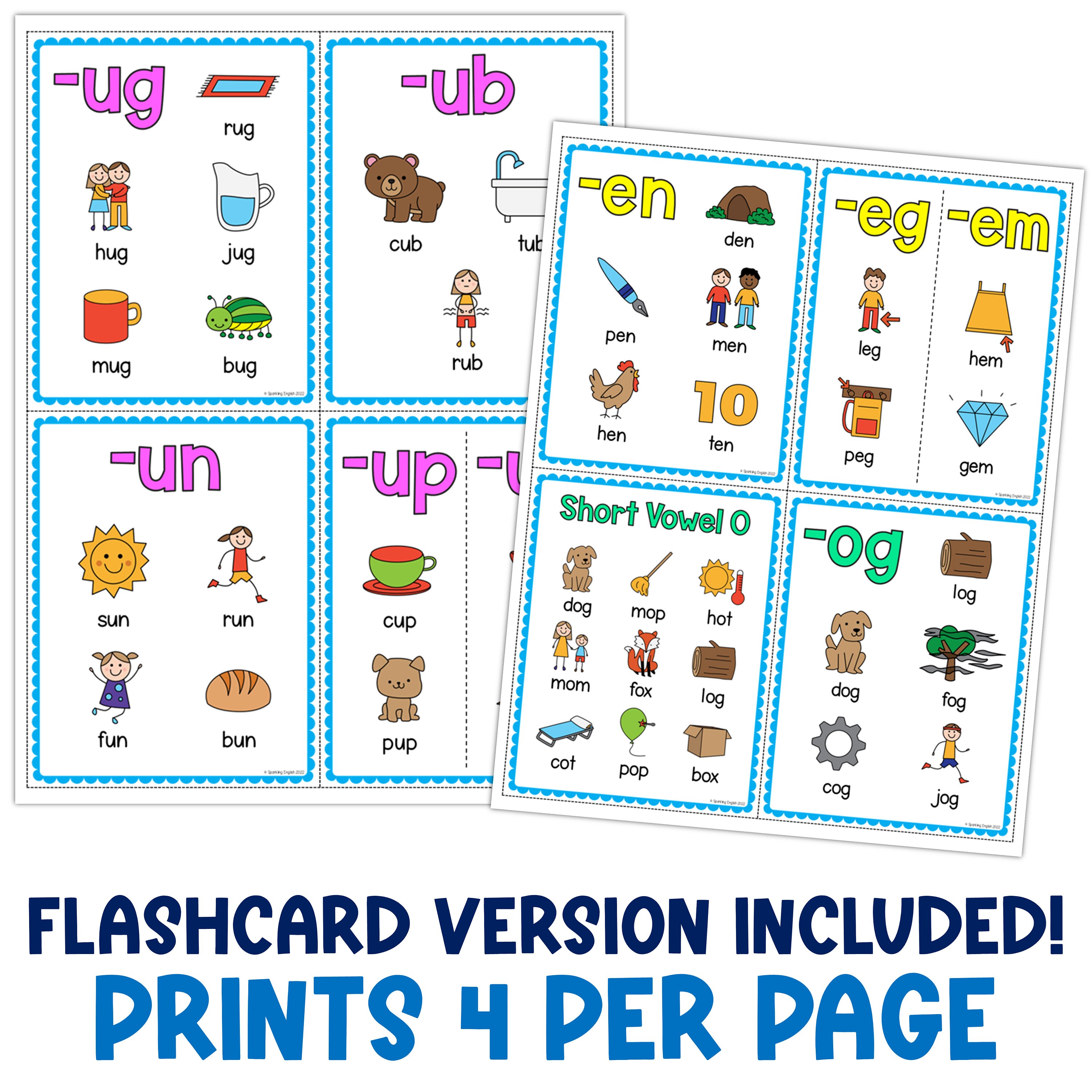 CVC Words Posters - Phonics Book or Bulletin Board - CVC Words ...
