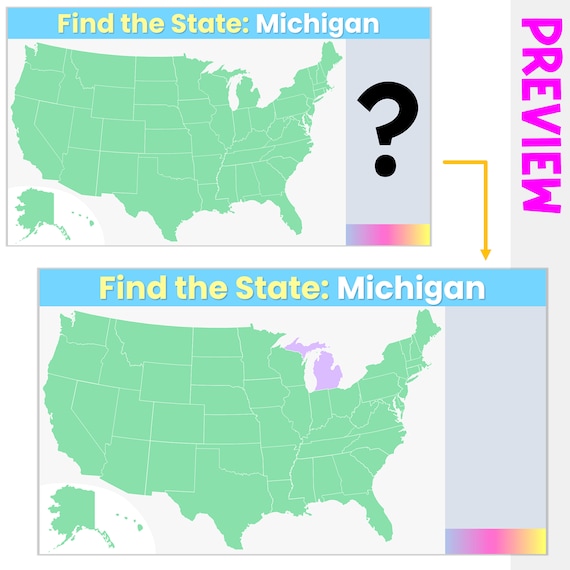 Us States Map Interactive Quiz