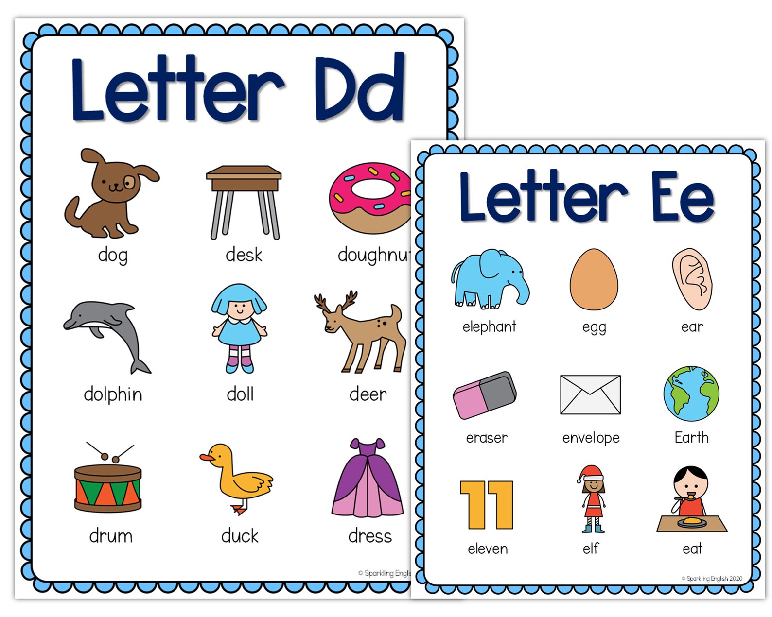 Alphabet Picture Dictionary | Etsy