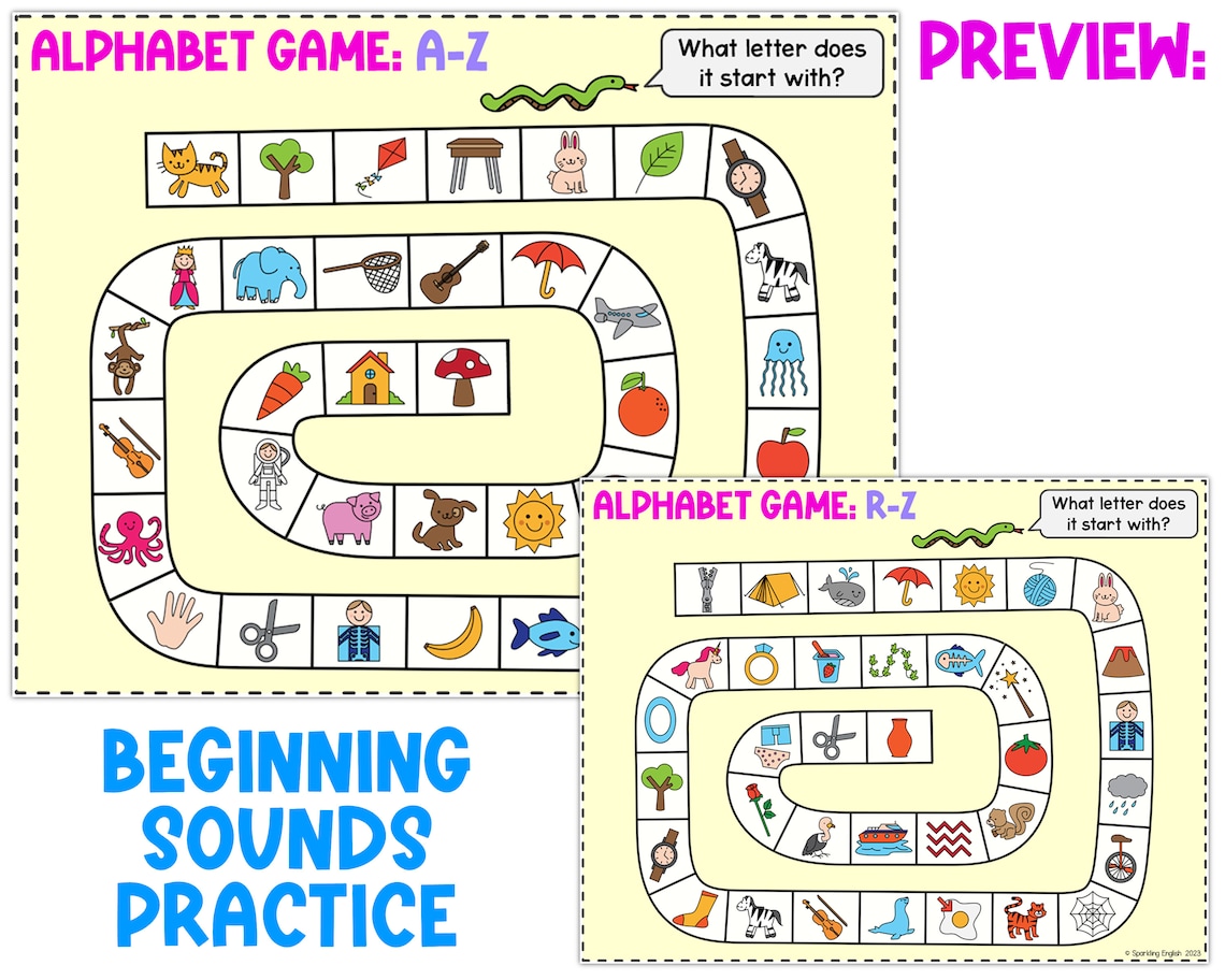 Alphabet Board Games | Printable and Digital Alphabet Activity ...