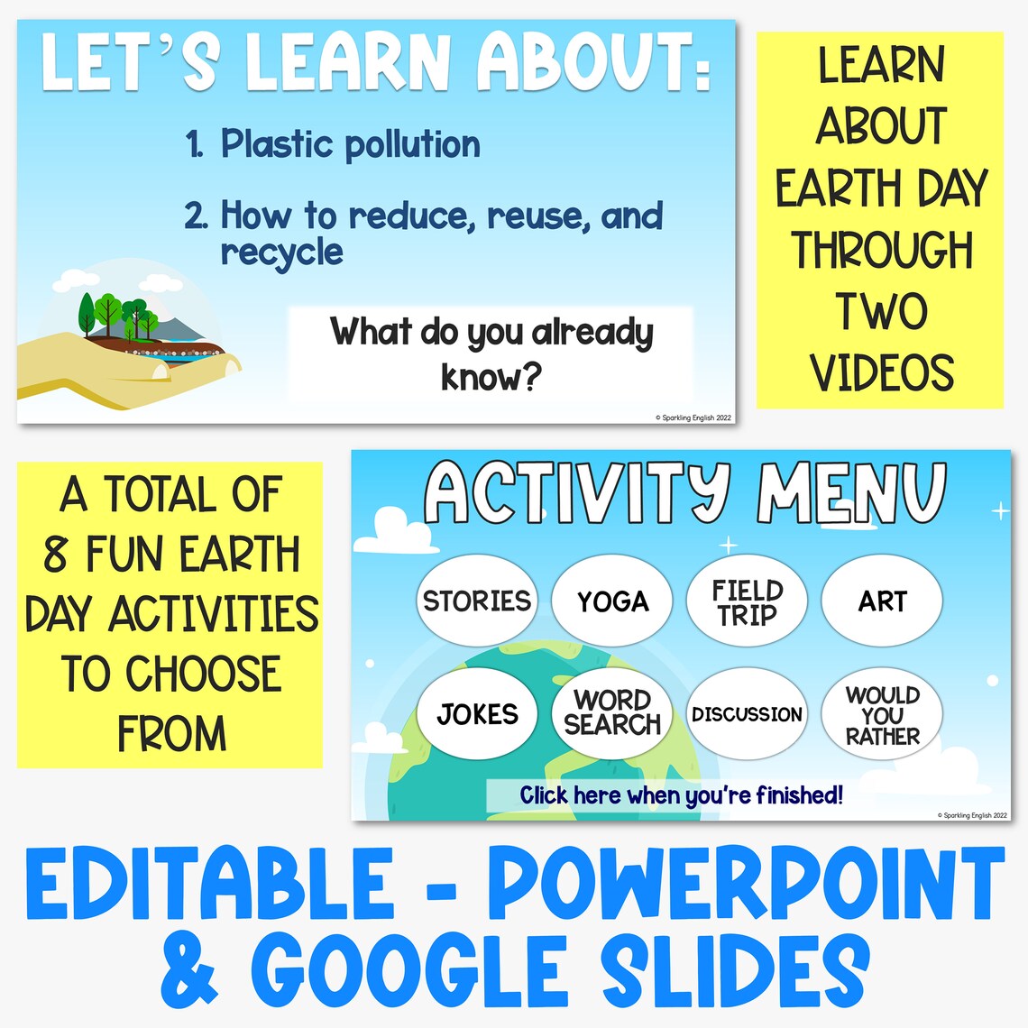 Virtual Earth Day Activities | Earth Day Party | Digital Earth Day ...
