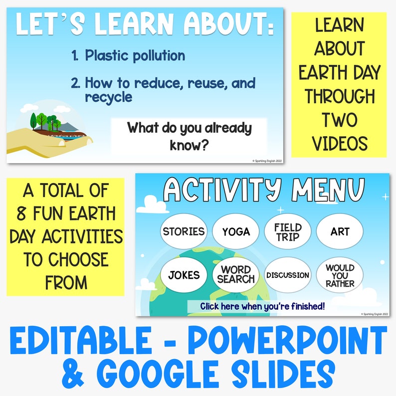 Virtual Earth Day Activities | Earth Day Party | Digital Earth Day ...