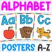 Alphabet Word Wall Learn Words for Each Letter Bright Rainbow Classroom ...